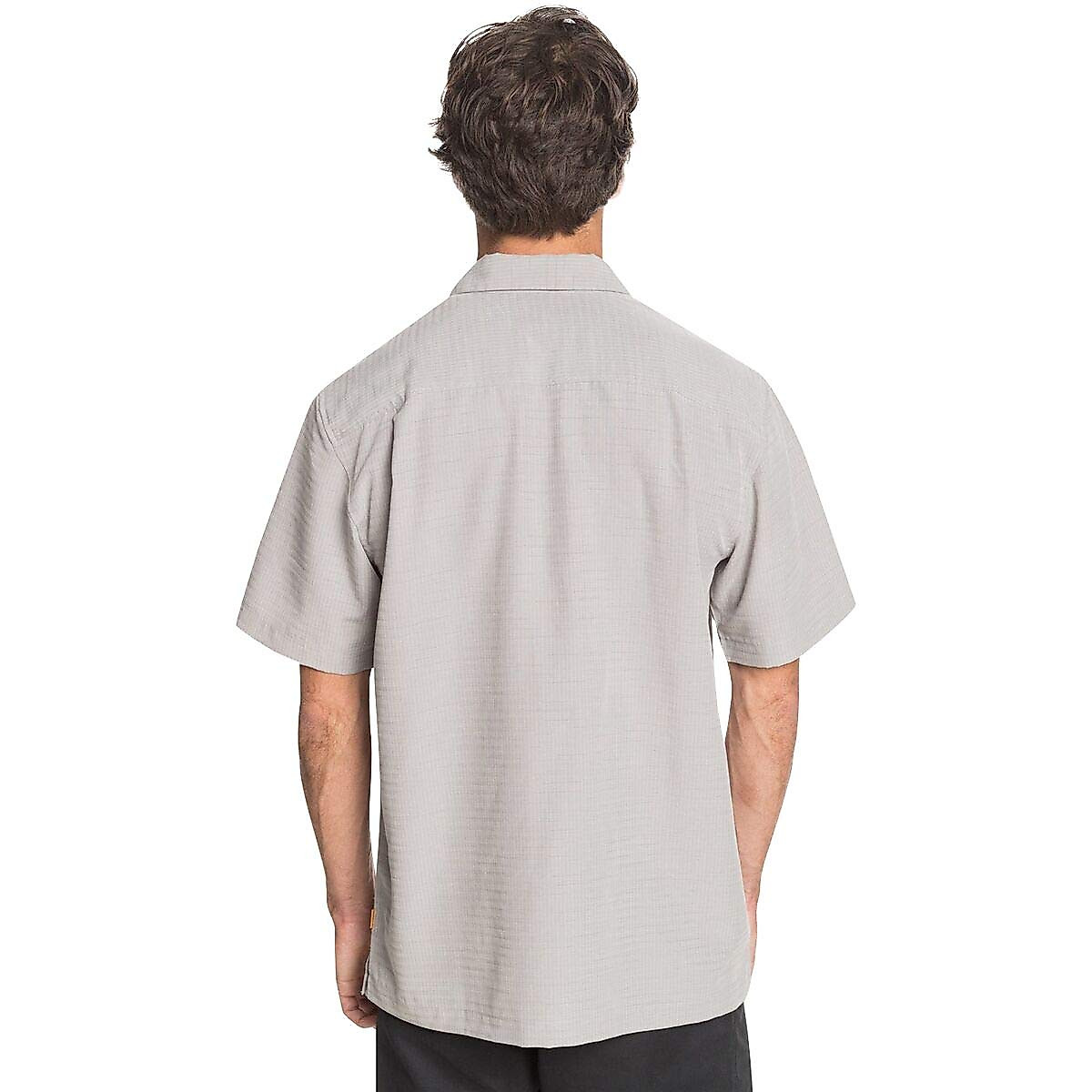 Quiksilver mens Centinela 4 Woven Button Down Shirt, Flint Gray Centinella, Large US