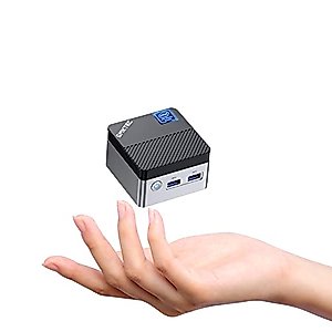 GMKtec Mini PC Windows 11 Pro Intel N5105, 8GB RAM 128GB Hard Drive Desktop Mini Computer, Micro Computer with Dual HDMI 4K, Dual DDR4, Dual WiFi, RJ45 Ethernet, BT4.2 & Cooling Fans