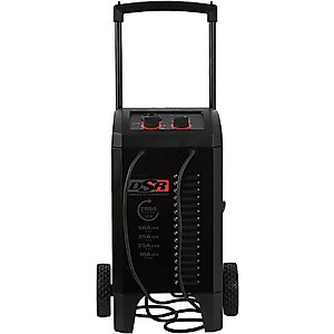 Schumacher Electric DSR140 12/24V Manual Wheel Charger, Car Battery Charger + Jump Starter - 12v + 24v Battery Charger - 200/50/25/10 Amp - Heavy Duty, Professional Grade Engine Starter