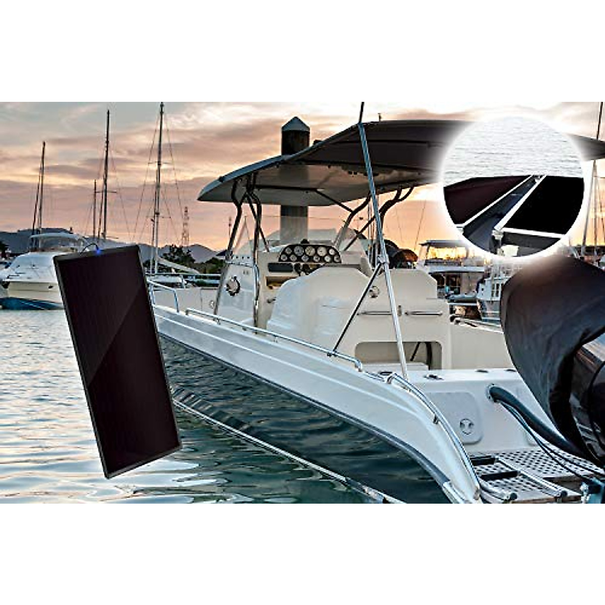 Nature Power 22W Solar Power 12V Battery Charger with Controller