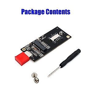 NGFF(M.2) Key B to USB 3.0 Adapter with SIM 6Pin Slot for WWAN/LTE Module