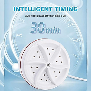 Yanghui Mini Washing Machine, Portable Ultrasonic Mini Washing Machine with USB Powered, for Camping/Home/Travel/Apartments/Dorms, Personal Cleaning Machine for Baby Clothes/Underwear/Socks/Bra