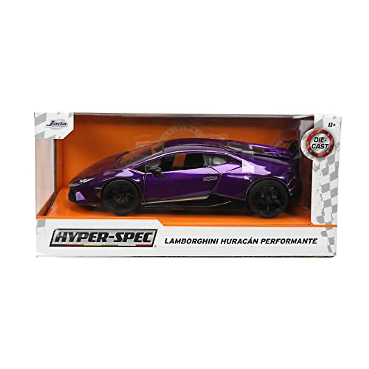 HyperSpec 1:24 Lamborghini Huracan Performante Candy Purple Die-cast Car, Toys for Kids and Adults