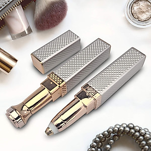 Eyebrow and Facial Hair Trimmer 2 in 1 Rechargeable Painless Epilator Easy to Use Eye Brows Razor Perfect Eyebrow Face Upper Lips Underarm Leg Bikini Hair Remover Brow Shaver with LED Light