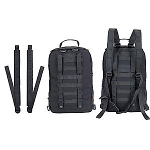 EXCELLENT ELITE SPANKER Outdoor Hydration Backpack Bundle Packs Water Bladder Carrier for 3L Water Bladder(Black)