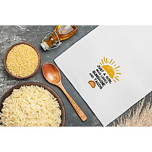 FULSOE Just A Girl Who Loves Sunshine and Tacos Kitchen Towels Dishcloths 24"x16",Sunshine Mexican Taco Dish Towels Bath Towels Hand Towels,Gifts for Taco Lovers Girls,Mexican Gifts