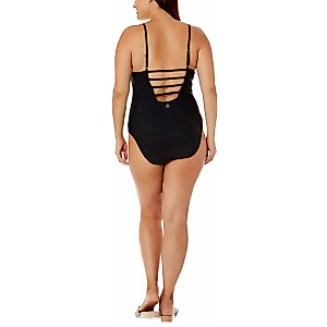 Hurley Womens One Piece Swimsuit (as1, Alpha, l, Regular, Regular, Black23)