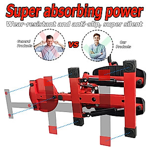 Load-Bearing 440LBS Stepper Walkout Multi-Function Fitness Step Machine Trainer Stair Stepper Machine with Handlebar, Twisting Machine, Resistance Bands and Digital Display