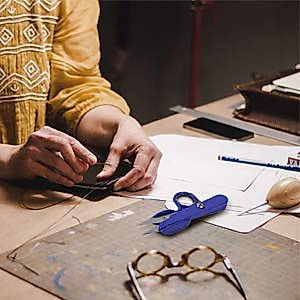 UCEC 12 Packs Yarn Scissors Fabric Scissors Embroidery Scissors, Mini Small Snips Trimming Nipper, Great for Stitch,DIY Supplie