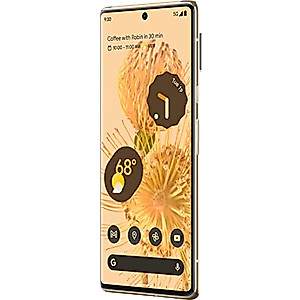 Google Pixel 6 Pro 5G 128GB 12GB RAM Factory Unlocked (GSM Only | No CDMA - not Compatible with Verizon/Sprint) International Version - Sorta Sunny