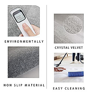 Luxury Black Gold Marble Area Rug, Abstract Night Sky Grey Line Art Indoor Rugs, Non-Slip Machine Washable Carpet for Living Room Bedroom Apartment Home Decor - 3 ft x 2 ft