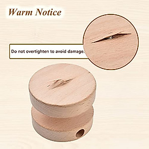 Yimisya Wooden Baby Crib Arm - Anti-Slip Crib Mobile Bed Bell Holder Arm DIY Mobile Hanger Kit for Crib & Nursery Decor