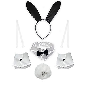 paloli Women Mai Sakurajima Cosplay Costume, One Piece Sexy Bunny Girl Bodysuit Set