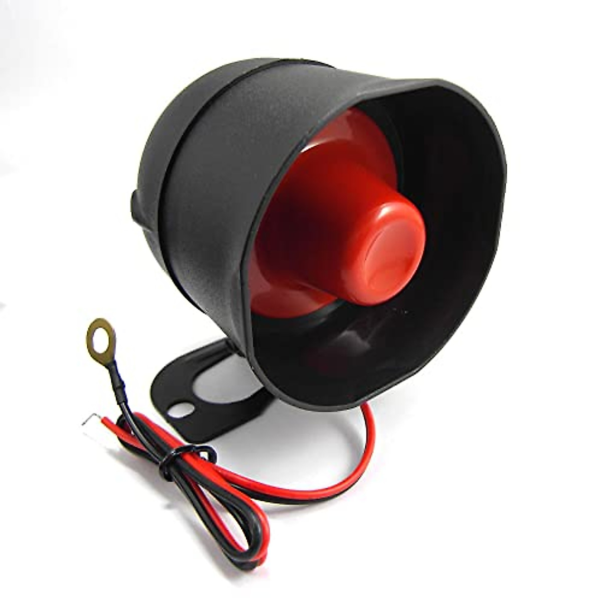 Car Horn Siren Alarm,Universal Car Alarm Security Protection System with 2 Remote Controls,7-Level Sensitivity,12v,Anti-Theft Device,No Thread Trimmin,Non-Destructive Installation (CW-12802B-8101)