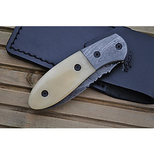 Perkin Knives - Handmade Damascus Pocket Knife - Beautiful Folding Knife