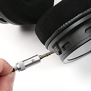 Linsoul HarmonicDyne Athena Semi-Closed Over-Ear Wired HiFi Headphone with 50mm Dynamic Driver, Glass Faceplate, Detachable OCC Cable for Audiophile Studio Musician