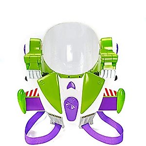 Disney Pixar Toy Story 4 Buzz Lightyear Toy Astronaut Helmet for Role-play Movie Action with Jetpack, Lights, Authentic Phrases and Sounds [Amazon Exclusive], Multi