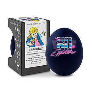 80s BeepEgg - Singing Floating Egg Timer – Boil Together with The Eggs - Egg Cooker for 3 Levels of doneness - BeepEgg with 3 melodies - Funny Musical Egg Timer - Brainstream
