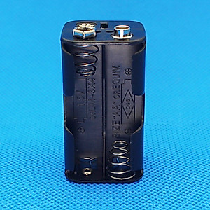 Raogoodcx 4set Thicken Battery Holder for 4 x AA with Standard Snap Connector and Hard Plastic Housing T Type Wire