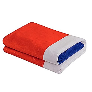Puerto Rico Flag Throw Blanket, Super-Soft Extra-Large Puerto Rican Flag Blanket for Men, Women, Teens and Children, Cute Fleece Puerto Rico Blanket (50in x 60in) Warm and Cozy Throw for Bed or Couch