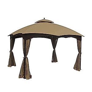 APEX GARDEN Replacement Canopy Top for Lowe's Allen Roth 10X12 Gazebo #GF-12S004B-1