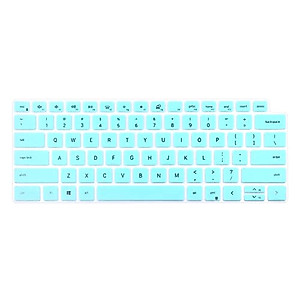 Keyboard Skin Cover Compatible for 14" Dell Inspiron 14 5410 5415 5418, Dell Inspiron 14 7415 2-in-1 Laptop, 14" Dell Latitude 3320 3420, 13.3" Dell Inspiron 13 5310 (NOT Fit Latitude 5410) (Mint)