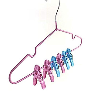 20Pcs Household Clips Multicolor Reusable Plastic Clothes Pegs Clothespins Travel Hanger Durable Processing