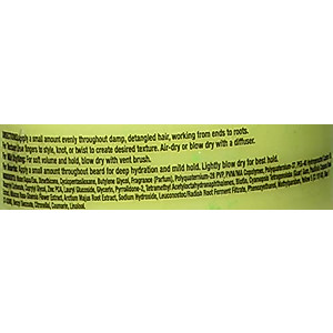 GIBS Con Man Hair & Beard Pudding - Leave-In Conditioner, Curl Definer,Green 7.5 Fl oz