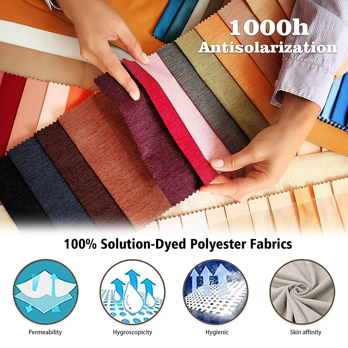 Sunshine Outdoor 44''x22''x4 Indoor/Outdoor High Back Chair Cushions,seat/Back Chair Cushions,All-Weather Deep Seating Rocking Chair Patio Garden Chaise Lounge Sun Lounger 2 Sets Grey Leaves