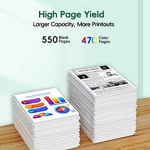 Ondula Remanufactured Ink Cartridge Replacement for Epson 202XL Mutipack 202 XL T202 Work with Workforce WF-2860 Expression XP-5100 Printer (2 Black, Cyan, Magenta, Yellow 5-Pack)