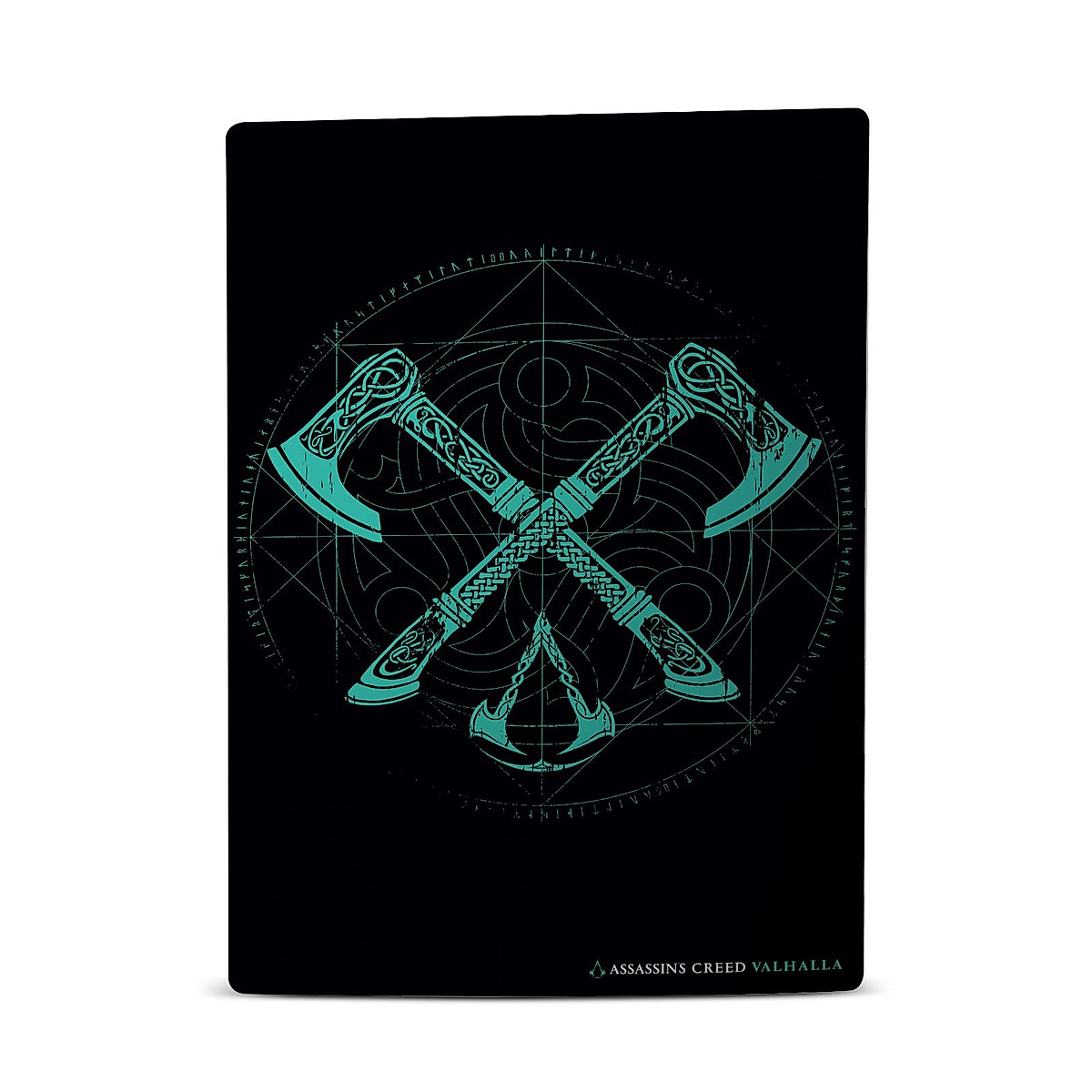 Head Case Designs Officially Licensed Assassin's Creed Dual Axes Valhalla Key Art Matte Vinyl Faceplate Sticker Gaming Skin Decal Cover Compatible With Sony PlayStation 5 PS5 Disc Edition Console