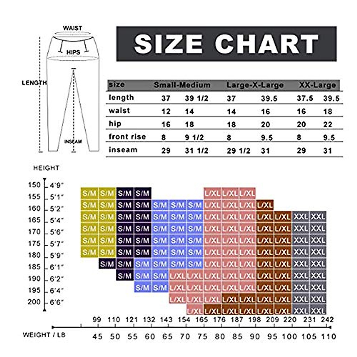 ZOOSIXX Black High Waisted Leggings and Capri for Women, Buttery Soft Printed Athletic Leggings