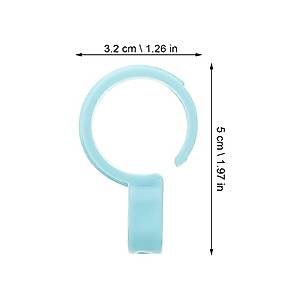 Scicalife 25pcs Windproof Hooks Clothing Hanger Buckle Hooks Clothes Rod Round Hooks