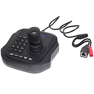 Hsility PTZ Controller 4D PTZ Joystick Controller IP Network Keyboard with LCD Display Screen