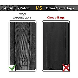 Explore Land 2-in-1 Saddle Weight Bag Universal Filled with Water & Sand