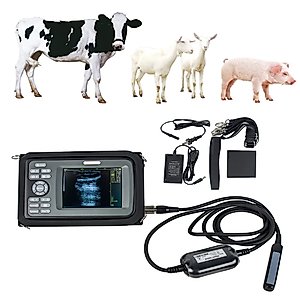 Veterinary Ultrasound Scanner HandScan V8 for Pregnancy Digital Veterinary Ultrasonic Scanner Machine with Convex Probe for Farm Animals Pet - US New Version