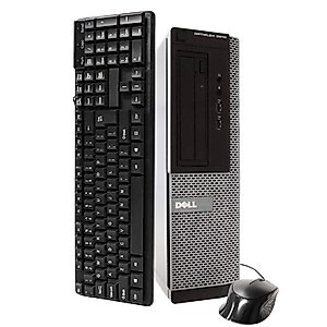 Fast Optiplex 3010 Business Desktop Computer Tower PC (Intel Ci5 3470, 8GB Ram, 128GB SSD, HDMI, WiFi, DVD-RW) Win 10 Pro with CD (Renewed)