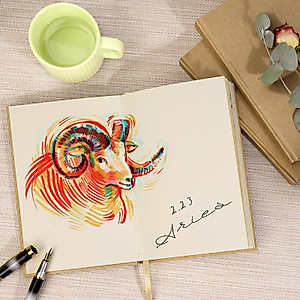 Dynta Hardcover Sketchbook Blank Notebook Bulk 6 Packs Unlined A5 Size 5.7”x8.3” 120 Sheets/240 Pages Premium Paper Sketch Pad for Drawing Books Art Supplies for Office School Travelers Journal