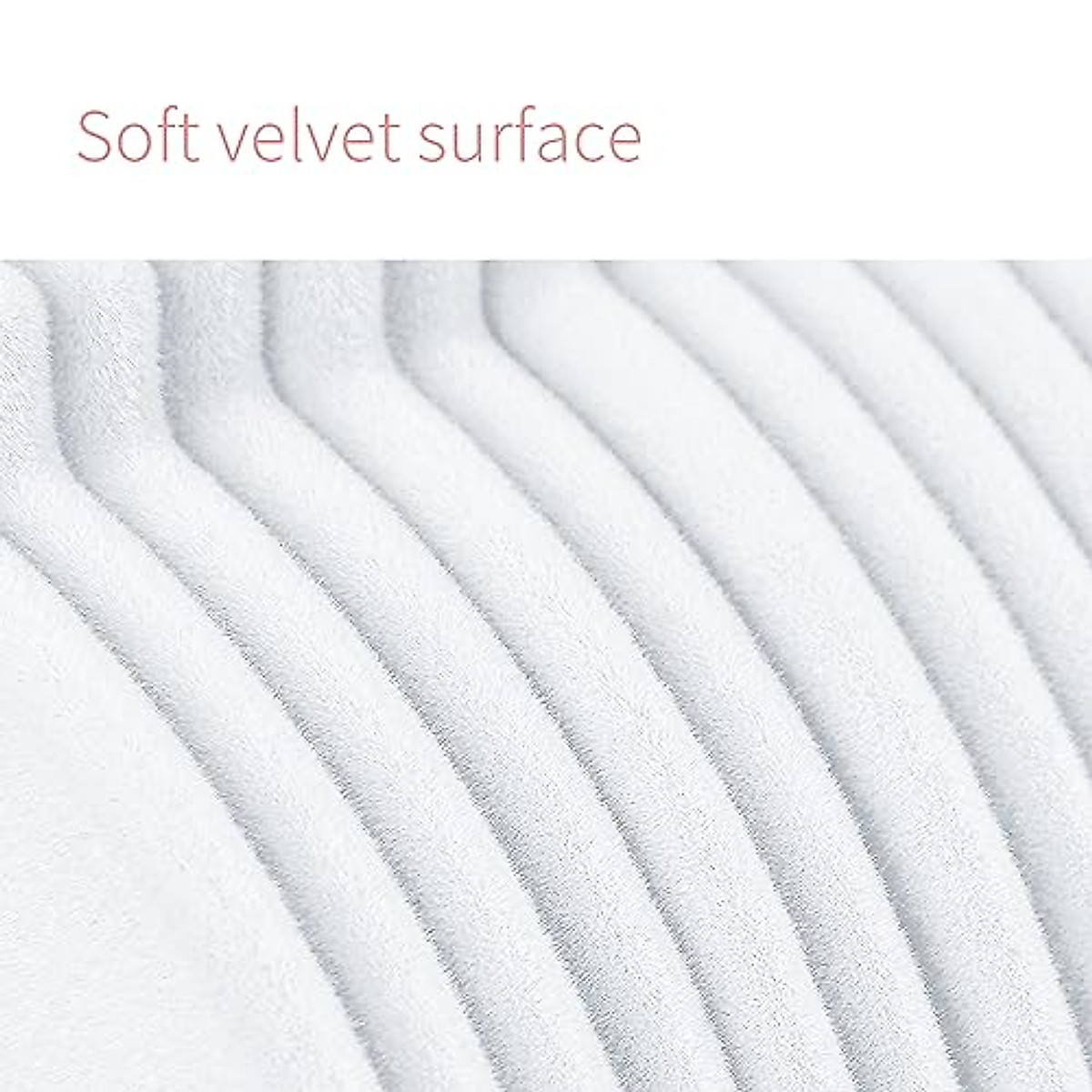 ManGotree Childrens Velvet Clothes Hangers, Baby Kids Hangers for Clothes Space Saving Non-Slip 15Pack (White)