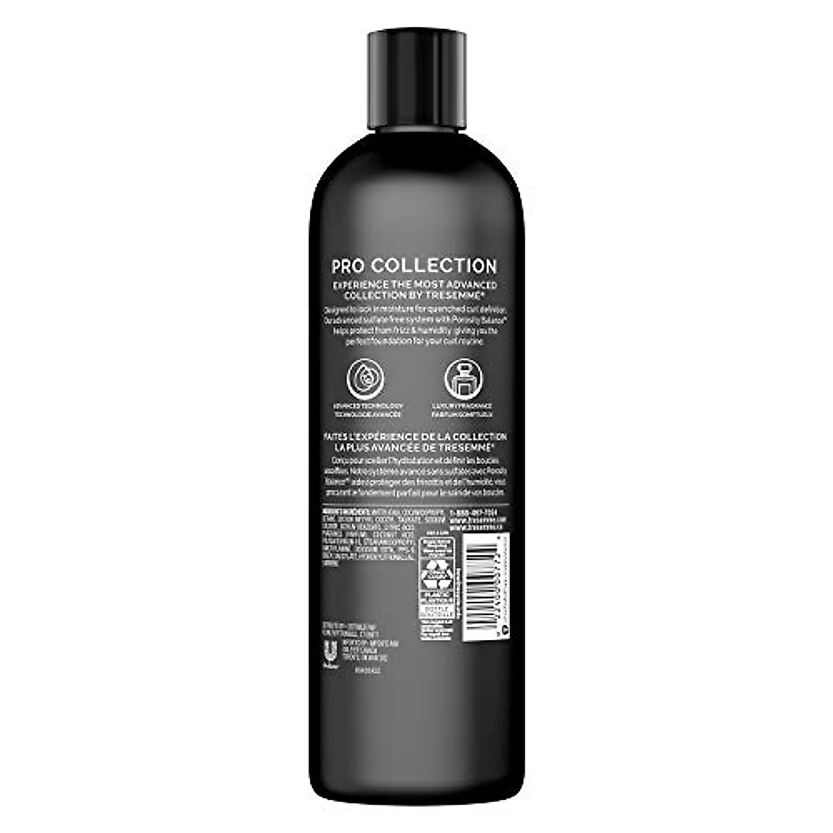 TRESemmé Shampoo Shampoo for Curly Hair Pro Care Curls Curly Hair Shampoo Leaves Curls Defined, Hydrated, and Frizz-Free, 20 Fl Oz (Pack of 4)
