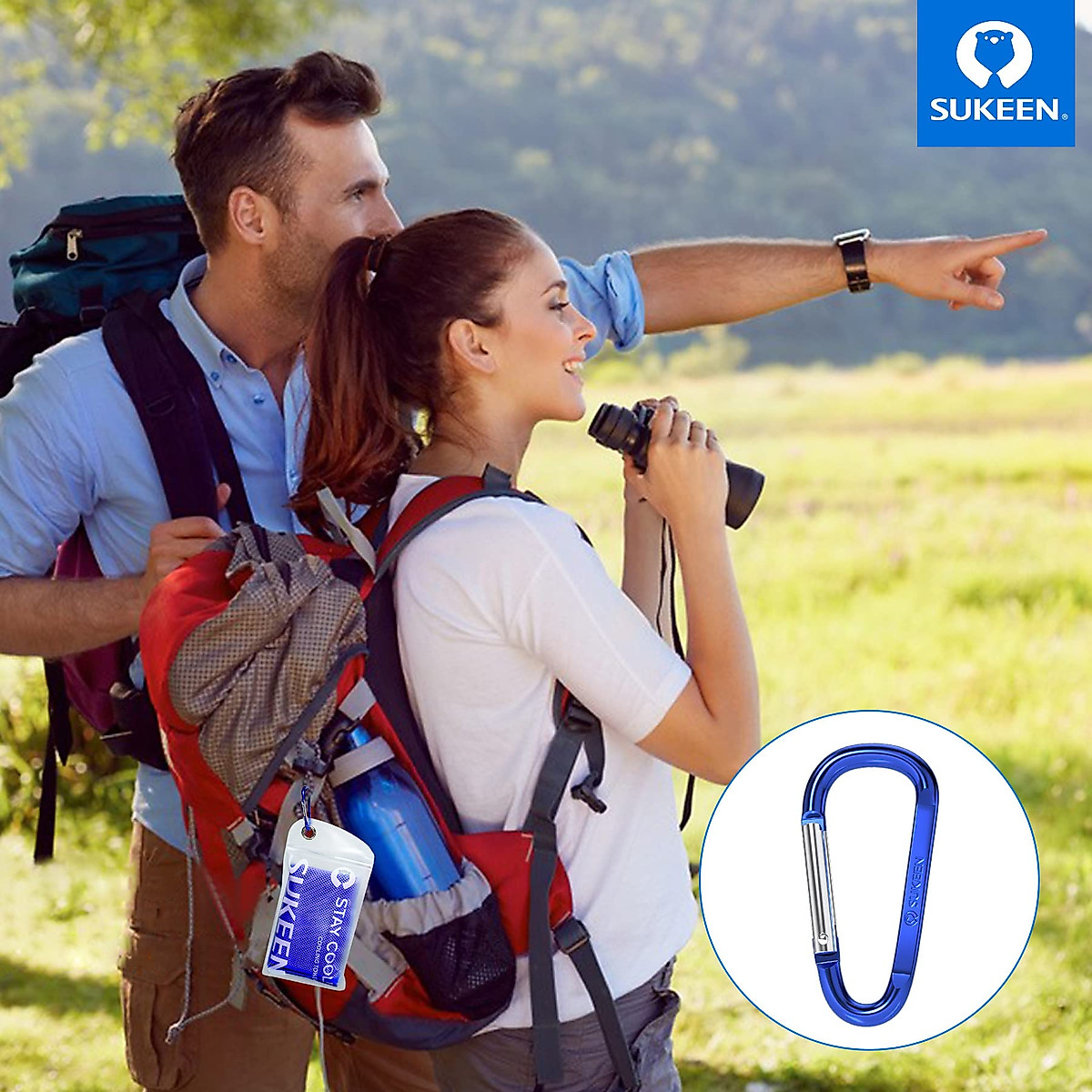 Sukeen Cooling Towel (40"x12") Bulk Ice Towel,Soft Breathable Chilly Towel,Microfiber Towel for Yoga,Sport,Running,Gym,Workout,Camping,Fitness,Workout & More Activities