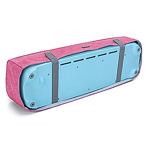 Luxja Dust Cover Compatible with Cricut Explore Air and Explore Air 2, Dust Cover with Back Pockets, Pink