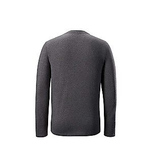 EvoShield Youth Long Sleeve Tee, Charcoal - Large