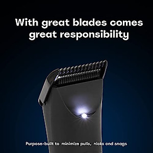 BALLS™ Trimmer Electric Ball Shaver - SackSafe Guard, Waterproof, Rechargeable - Wet/Dry Razor - Body, Groin Hair Trimming