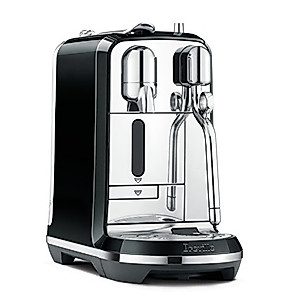Breville Nespresso Creatista Single Serve Espresso Machine with Milk Auto Steam Wand, 1.5 liters, Black