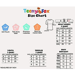 Teeny Fox Big Little Cousin Crew Shirts Biggest Littlest Tee Toddler T-Shirt Baby Bodysuit Set for Family Matching Outfit