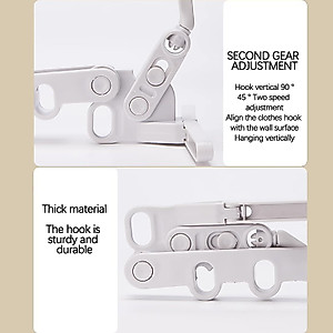 Five Hole Folding Clothes Drying,Folding Portable Travel Hanger, Clothes Hanger Drying Rack with 5 Holes for Balcony, Bathroom, Laundry Room and Outdoor Camping Travel (1 PC)