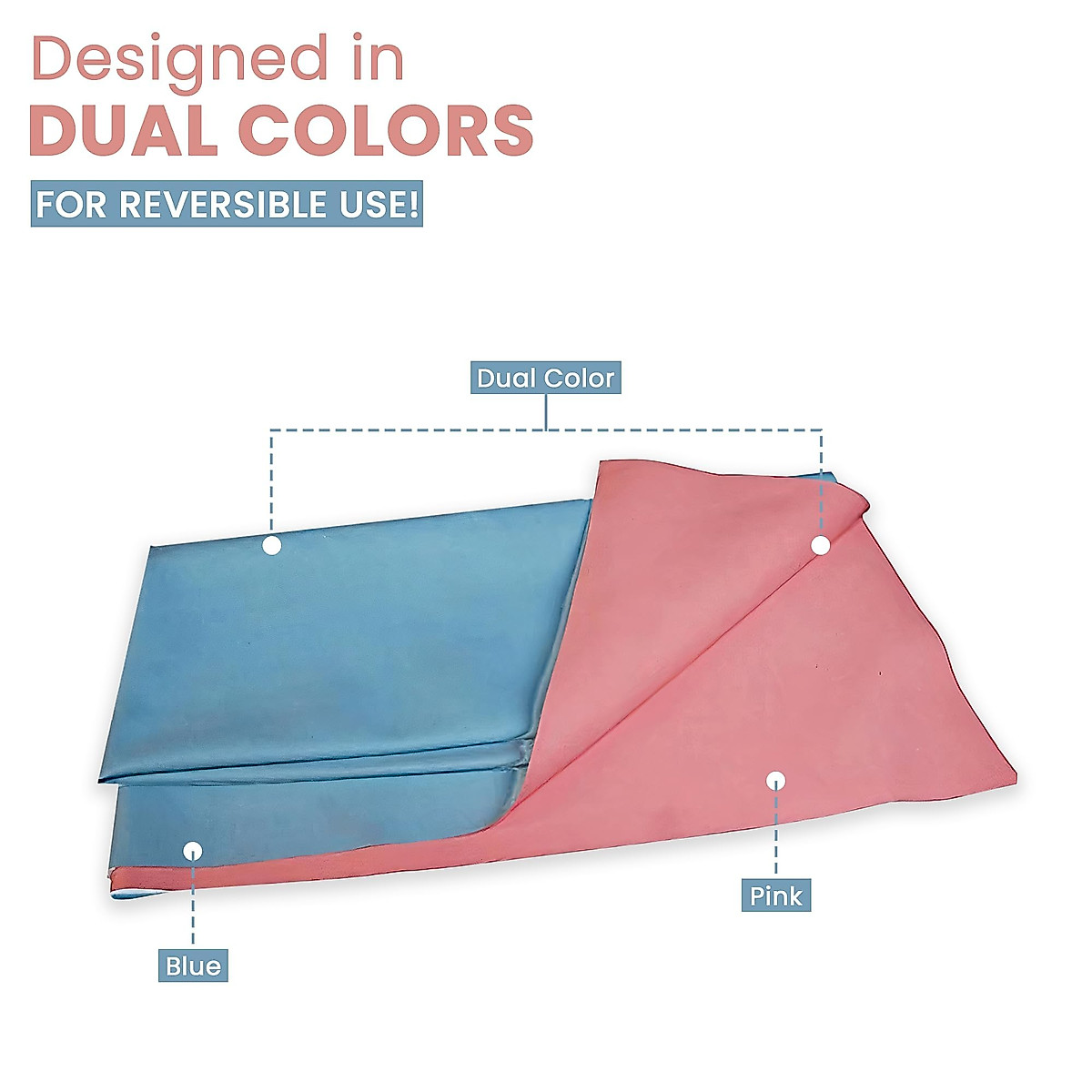 Aaram Ultrasoft Infant Waterproof Dry Rubber Bed Sheet Cover/Toddler Sleeping Mattress Protector/Urine Non-Absorbent Reusable Crib Mat (2 Meter) (78 x 36 Inches) (200 x 90 cm)