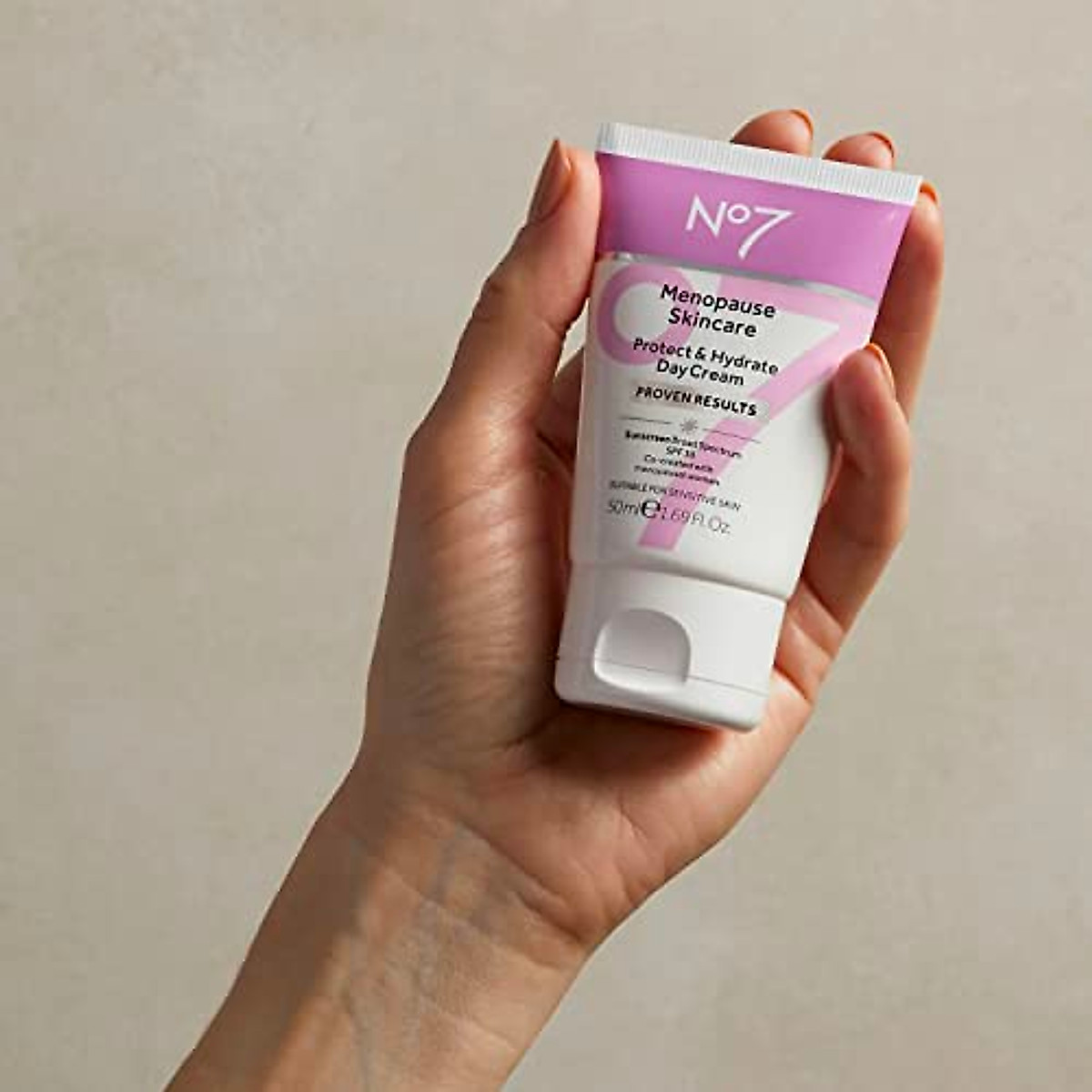 No.7 No7 Hydrating Menopause Facial Bundle - Includes Menopause Skincare Protect & Hydrate Day Cream & Instant Radiance Face Serum for Aging Skin - 2-Piece Skincare Set for Face