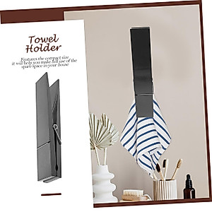 OFFSCH Jumbo Wooden Clothespin Towel Holder Giant Non Slip Clothes Clip for Strong Grip for Bathrooms Laundry Rooms and Outdoor Use Jumbo Clothespin for Towel and Clothing Organization